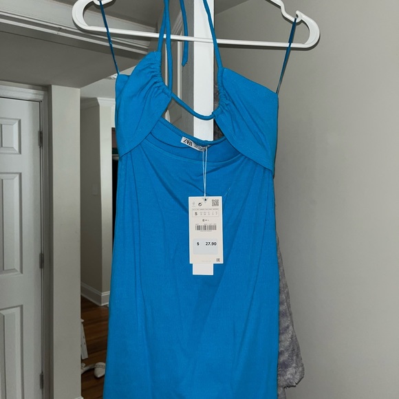 Zara | Dresses | Blue Zara Dress | Poshmark